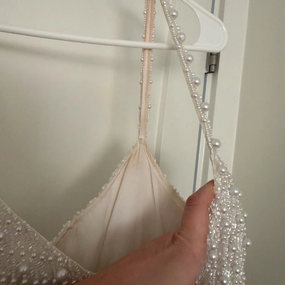 NADINE MERABI | Dresses | Nadine Merabi Carrie White Dress | Poshmark